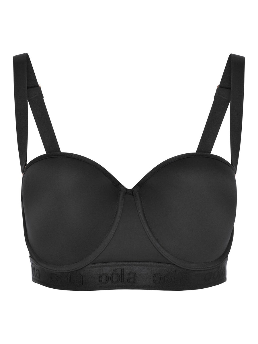Moulded Strapless Multiway Bra - Black – Oola Lingerie Store